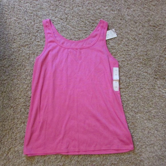 a new day | Tops | Nwt A New Day Xxl Bright Pink Tank Top Scoop Neck ...